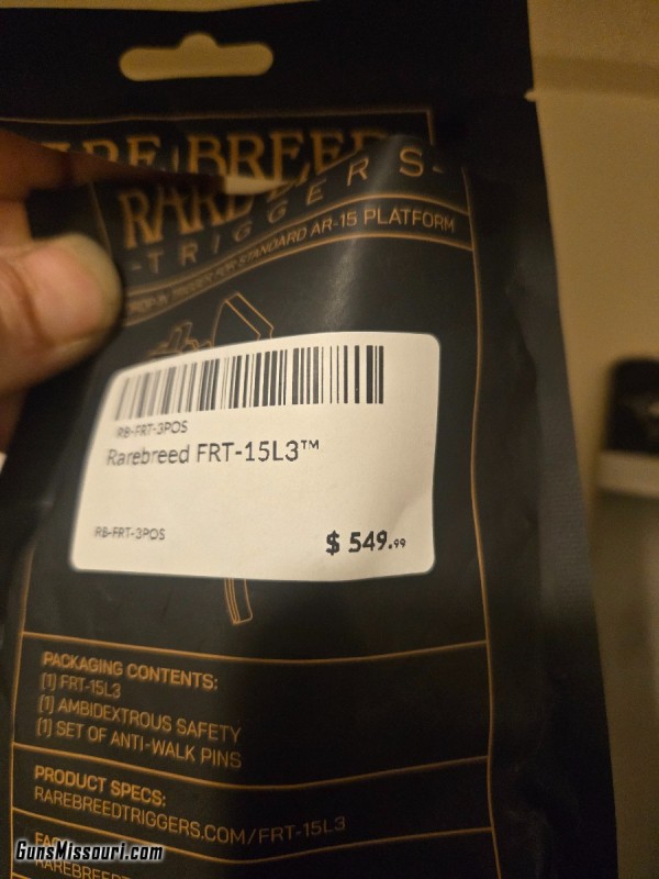 Rare breed frt15l3 ar15 | Firearms | Springfield | Guns Missouri ...